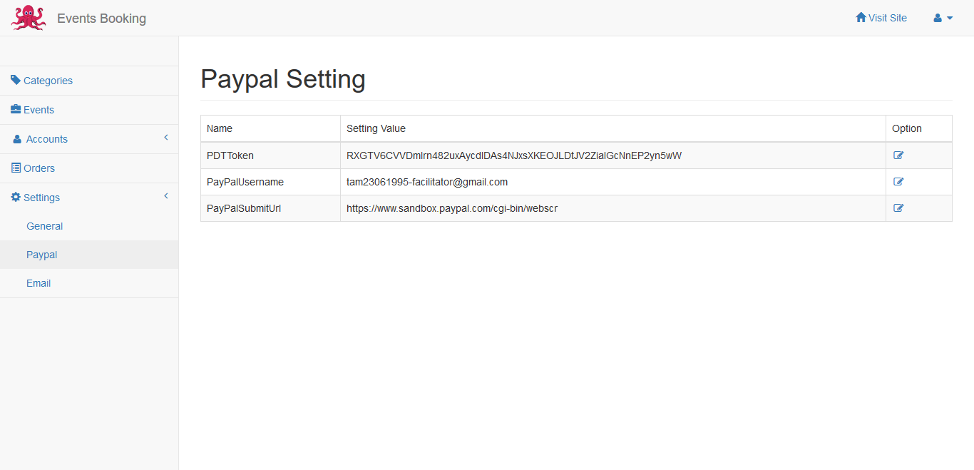 OctopusCodes - Events Booking with PayPal Payment by octopuscodes | CodeCanyon